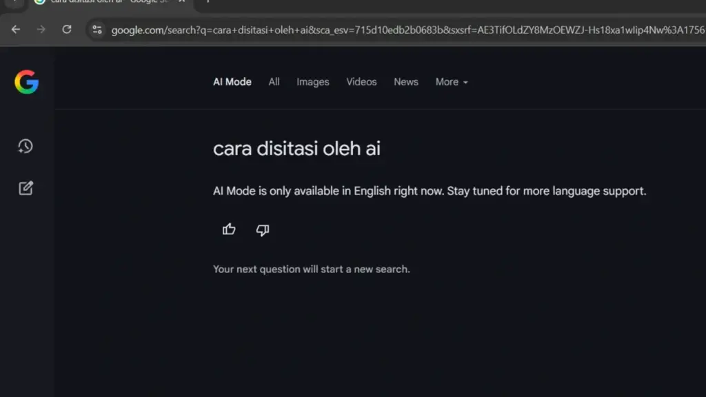 Mode AI Google Resmi Hadir di Indonesia, Bisa Ubah Perilaku Pencarian