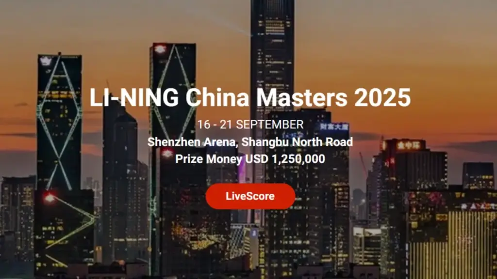 Pebulu Tangkis Indonesia Berjuang di China Master 2025, 16-21 September
