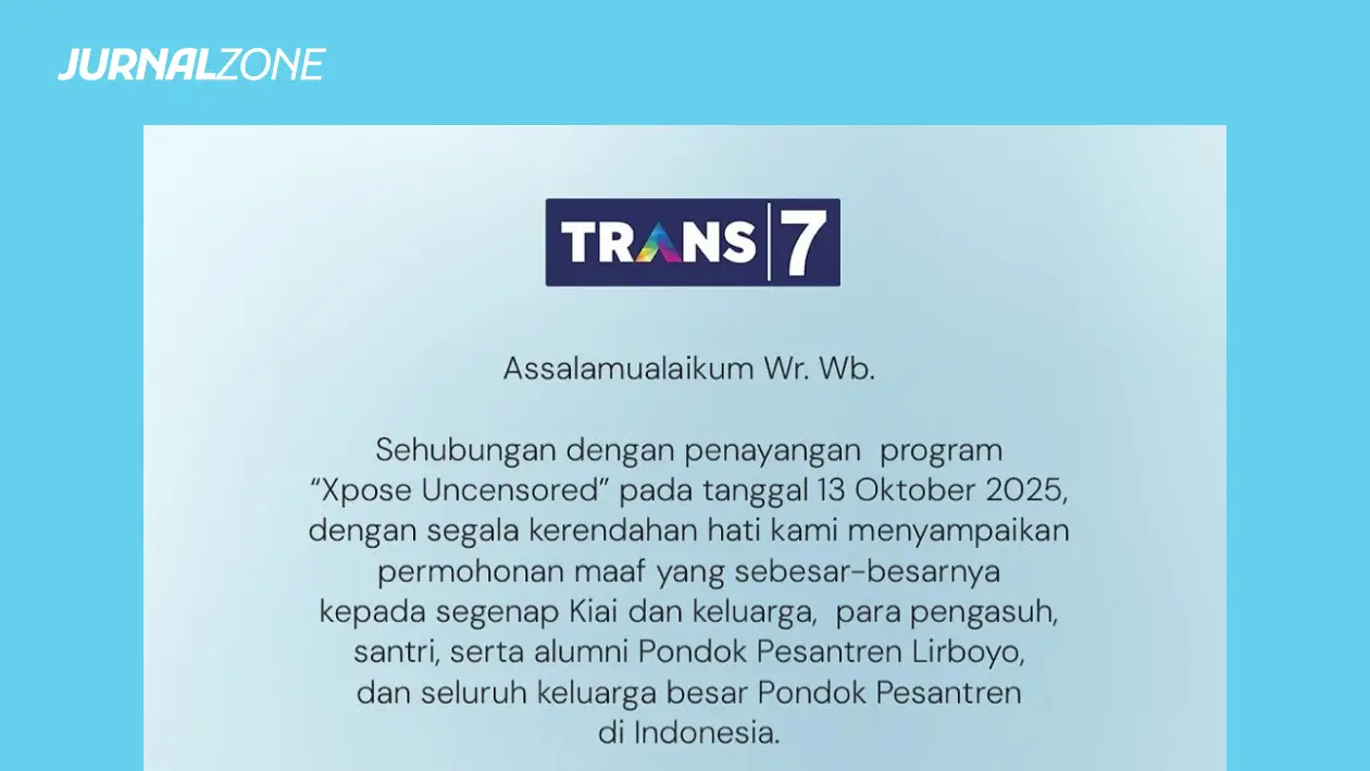 Trans7 Resmi Putus Kontrak PH Buntut Program Kontroversial Xpose Uncensored