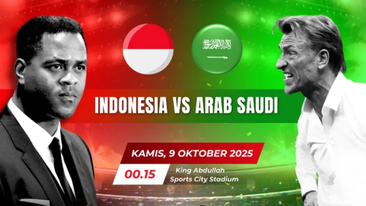 Jadwal Timnas Indonesia vs Arab Saudi di Kualifikasi Piala Dunia 2026 Round 4