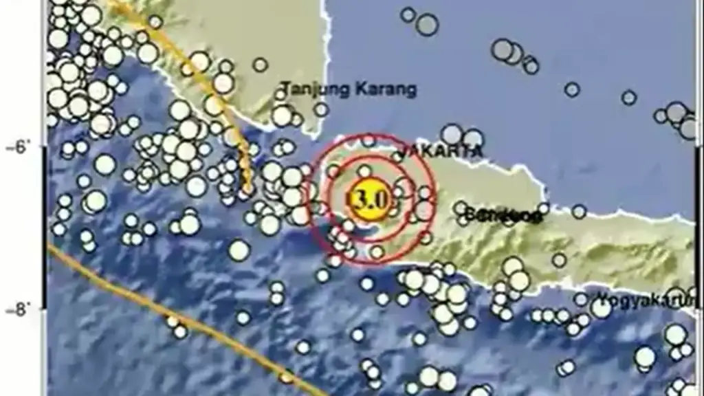 Gempa Bumi M 3,0 Guncang Rangkasbitung Banten, Isi Pusatnya